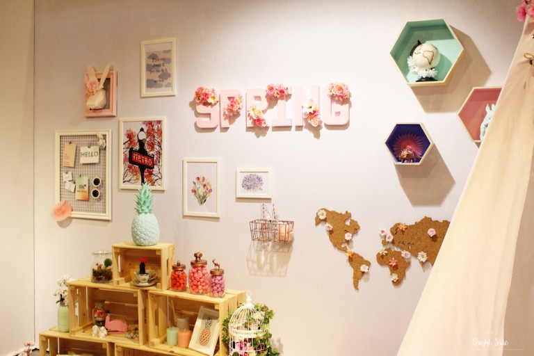 Ma vitrine exposée au Printemps du DIY pendant la Foire de Paris
